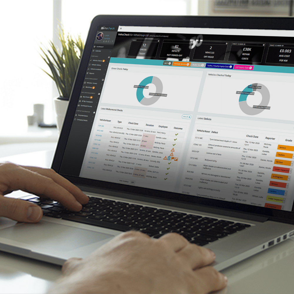 Home - Vehicle Defect Reporting, Compliance and Fleet Management